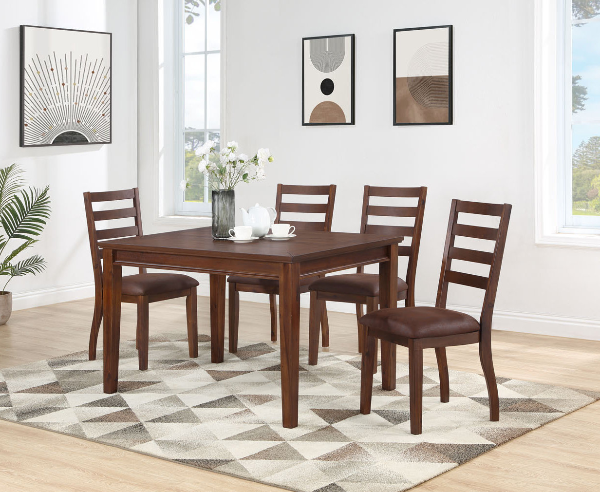Winston Porter Mizer 5-Pack Dining Set | Wayfair