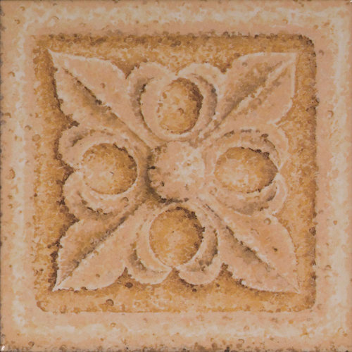 Imagine Tile, Inc. 4.25" x 4.25" Ceramic Stone Decorative Accent Tile ...