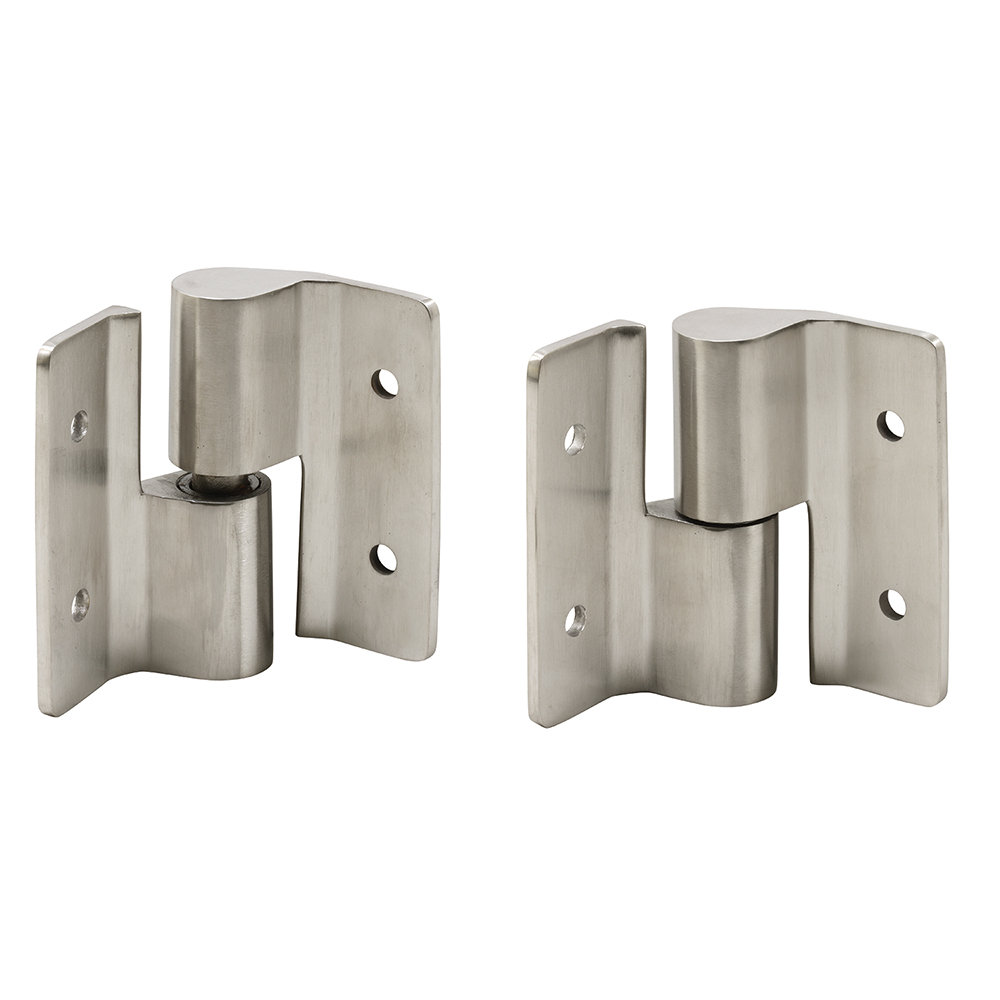 Prime-Line Surface Mounted Hinge Set With All Metal Inserts, R.H. IN/L ...