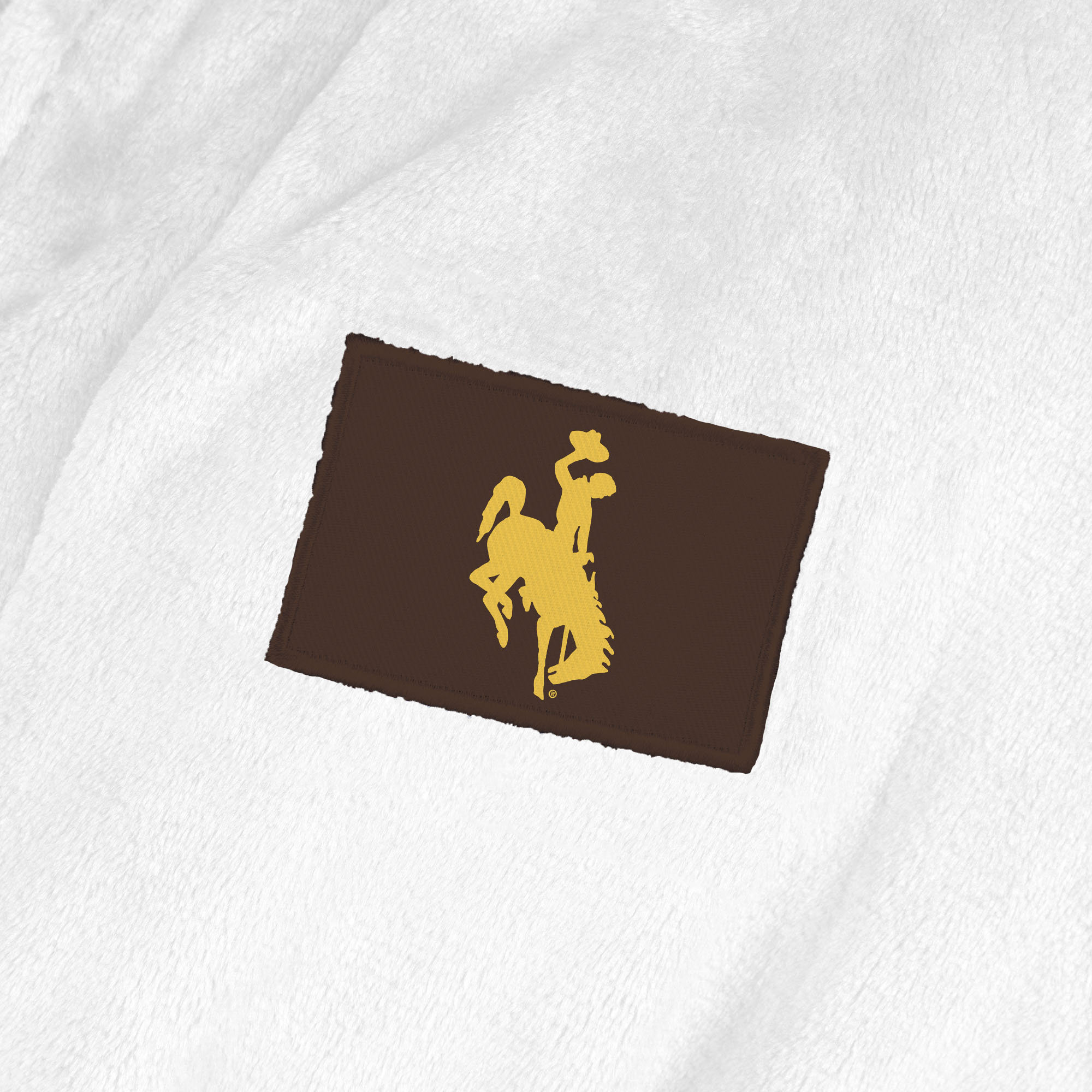 Canora Grey NCAA Wyoming Cowboys White Out Silk Touch Robe, Sport Fan ...