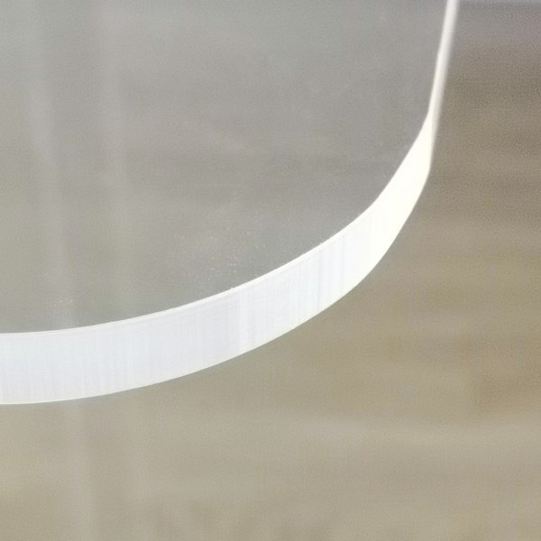 Brayden Studio® 42"L X 24"W X 31"H Clear Acrylic Dining Table, Church ...