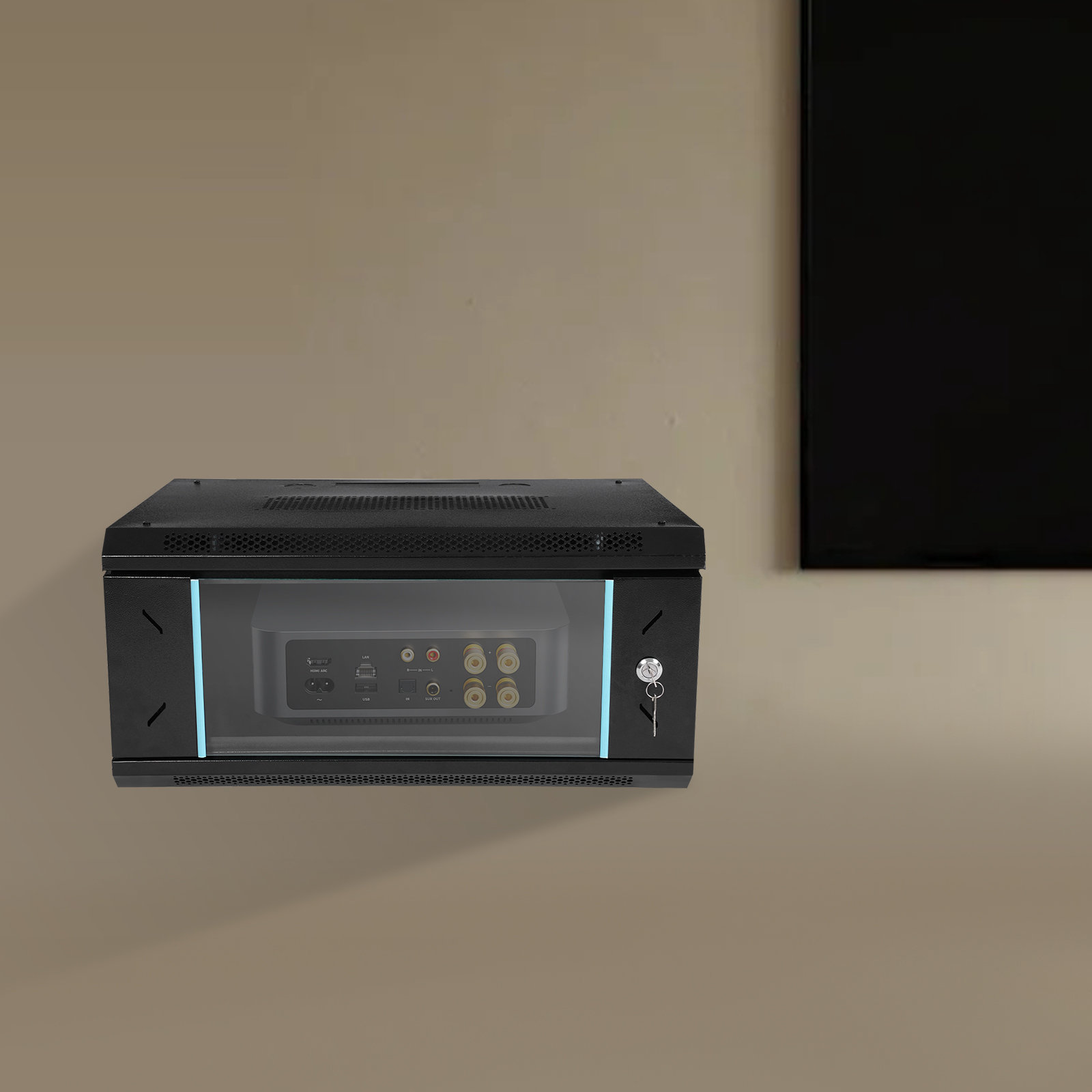 YYBUSHER Wall Mount Network Server Cabinet Network Rack | Wayfair