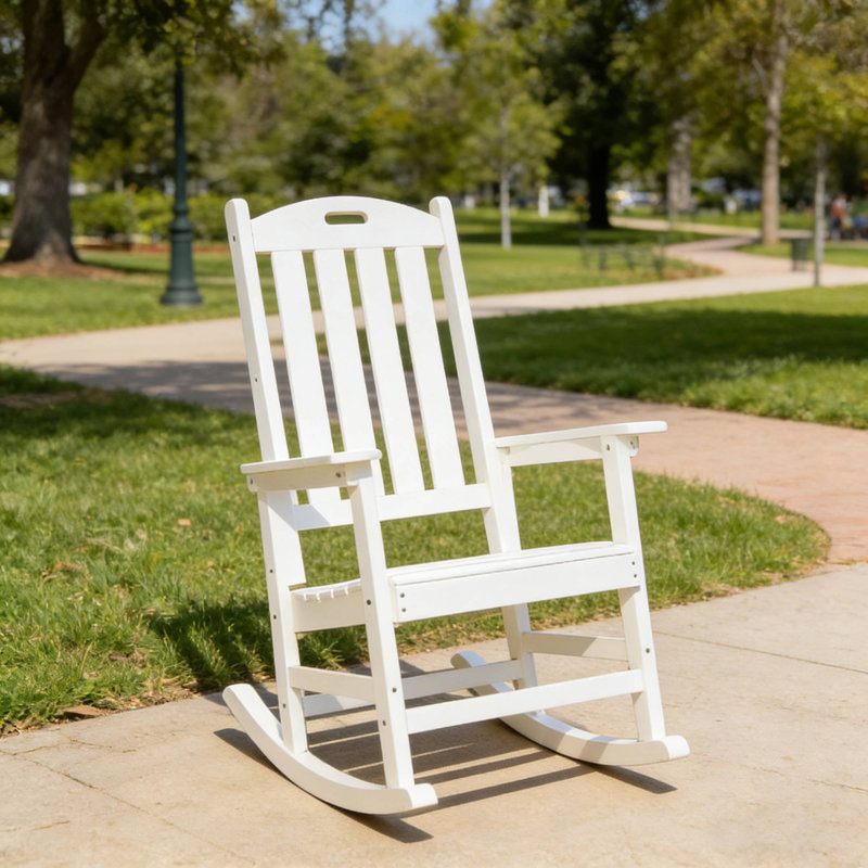 Bay Isle Home™ All-Season Rocking Chair For Patio Leisure & Outdoor ...