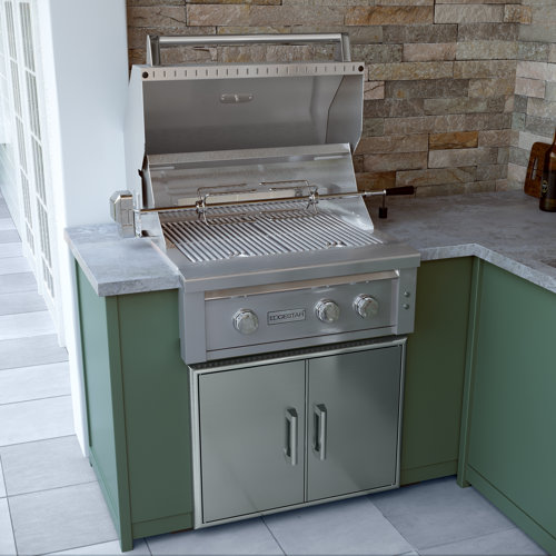 EdgeStar 3 - Burner Built-In Gas Grill with Cabinet | Wayfair