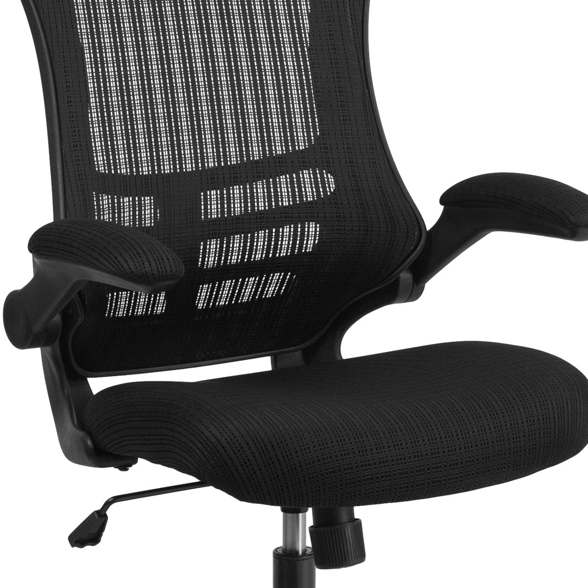 Flash Furniture Black High Back Mesh Chair High-Back Mesh Swivel ...