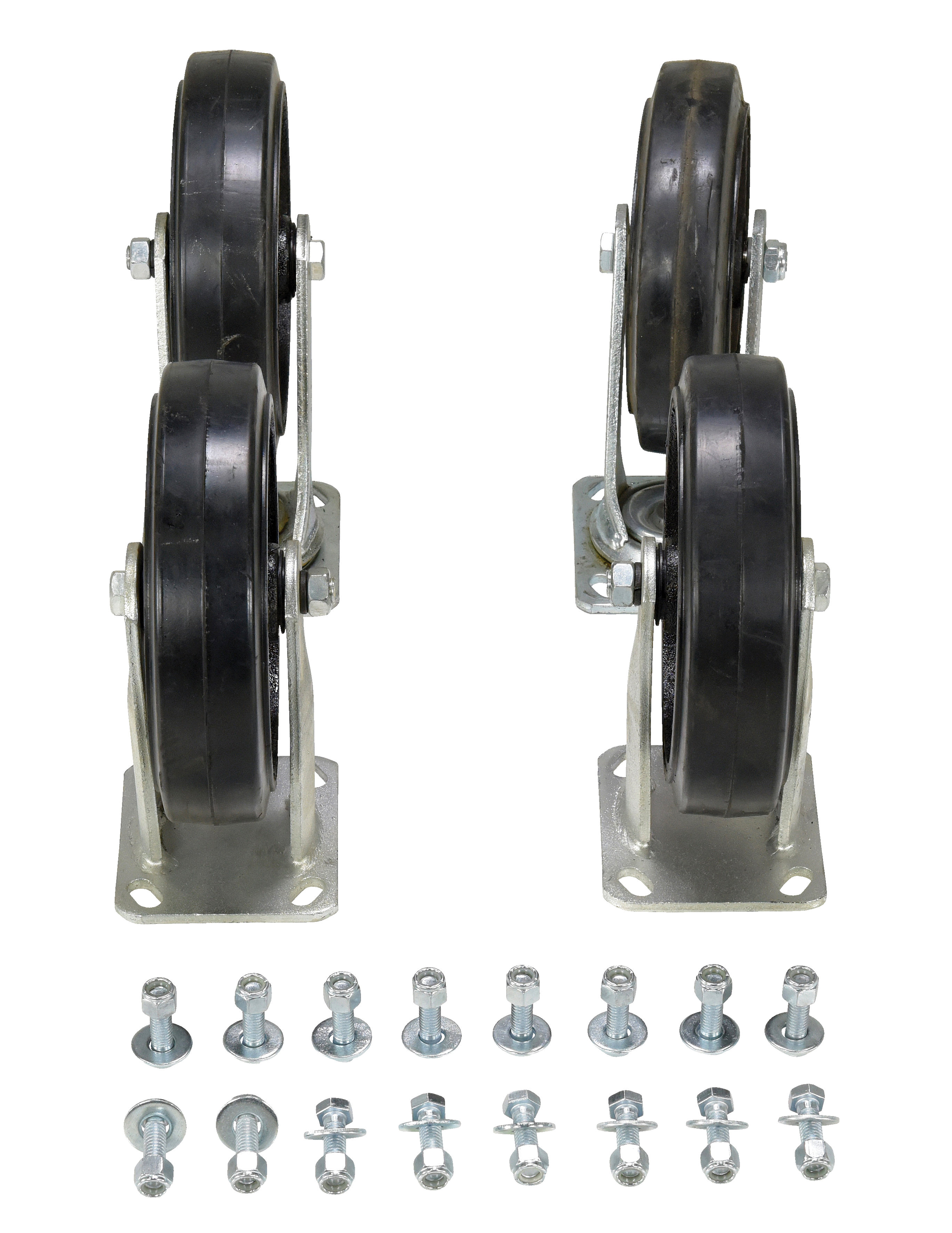 Vestil Rubber Caster Kit | Wayfair