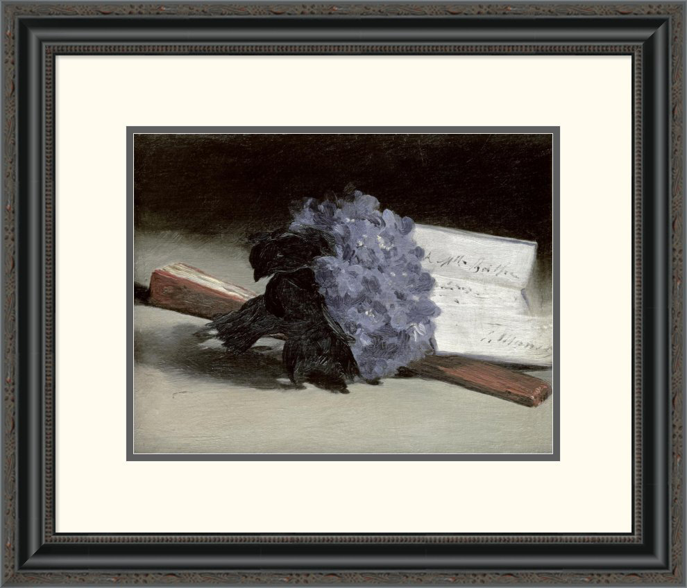 Vault W Artwork 'Bunch of Violets' by Edouard Manet Framed Painting ...
