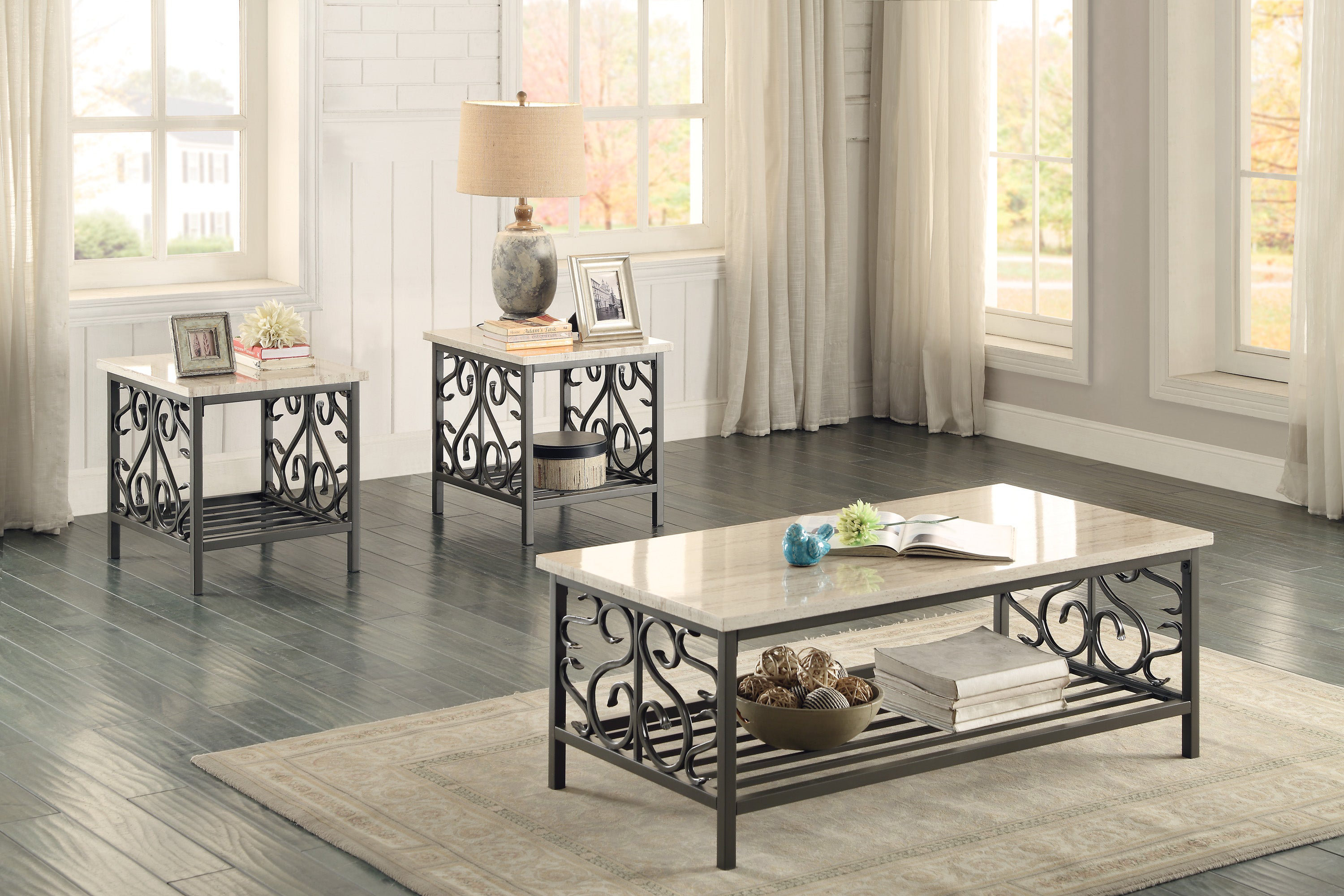 Alcott Hill® Ciaren 3 - Piece Living Room Table Set | Wayfair