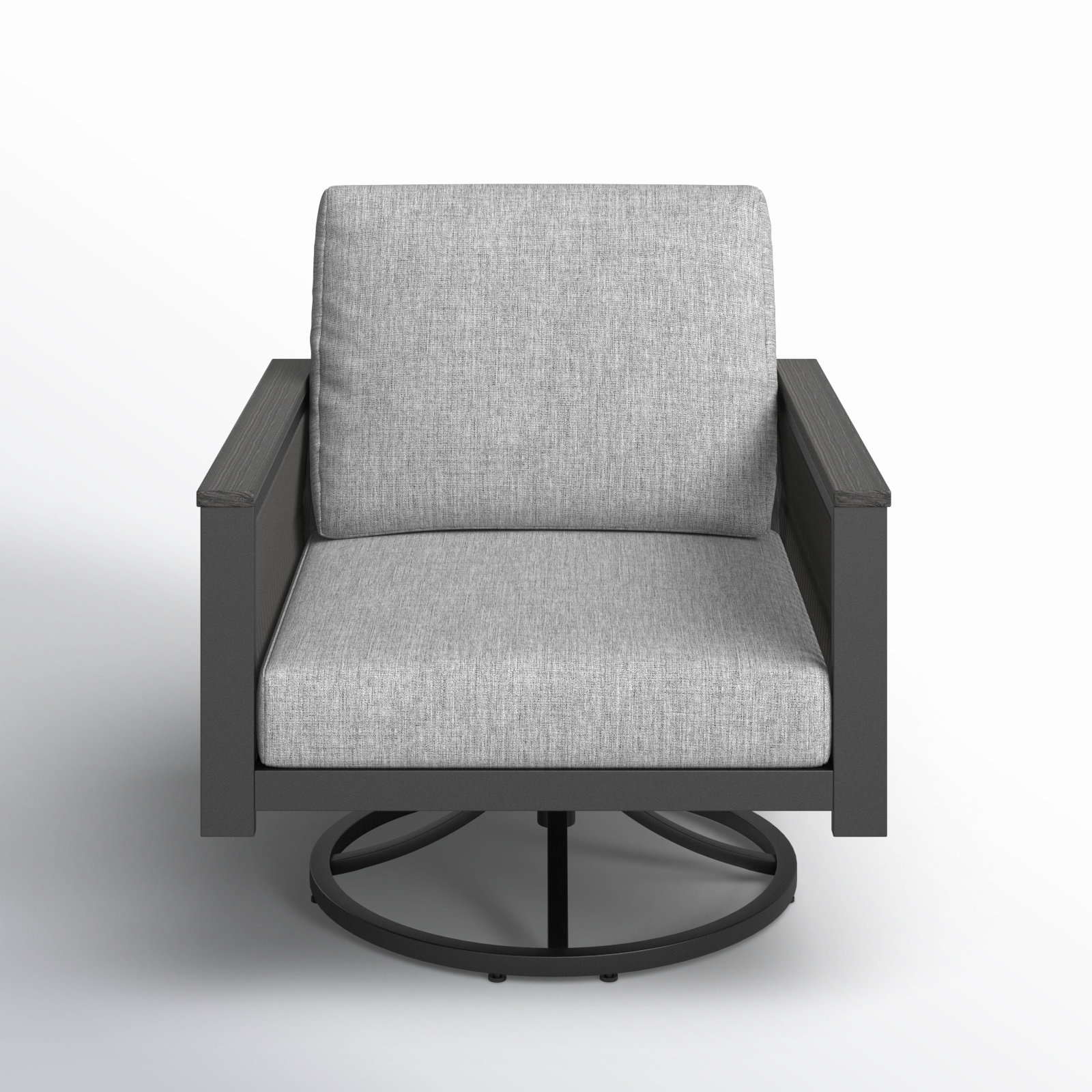 Birch Lane™ Townsend Outdoor Swivel Rocking Chair with Sunbrella ...