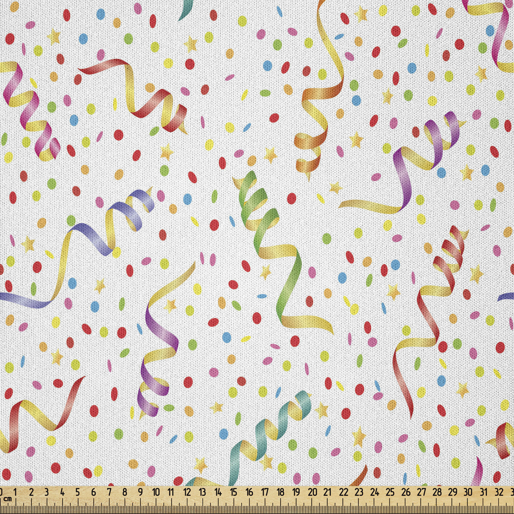 East Urban Home Birthday Fabric By The Yard, Colorful Party Pattern ...