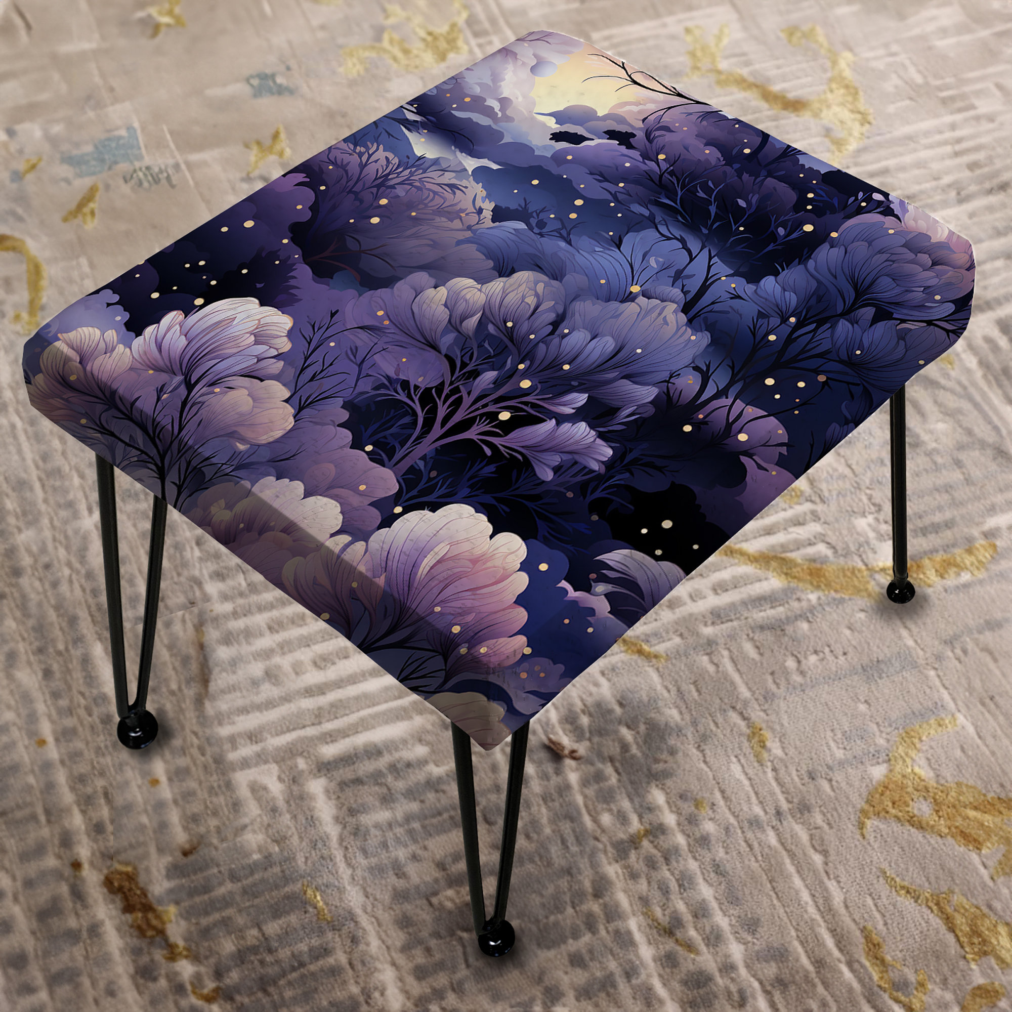 Design Art Ethereal Moonbeams Moody Patterns - Abstract Rectangle ...