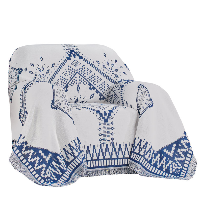 Union Rustic Box Cushion Armchair Slipcover | Wayfair