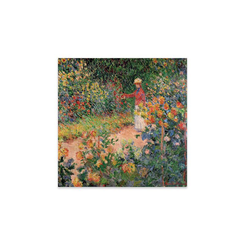 Alcott Hill® Garden At Giverny, 1895 On Plastic/Acrylic by Claude Monet ...