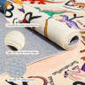 Zoomie Kids Washable Kids Play Rug Non-Slip&Soft Beige ABC Alphabet ...