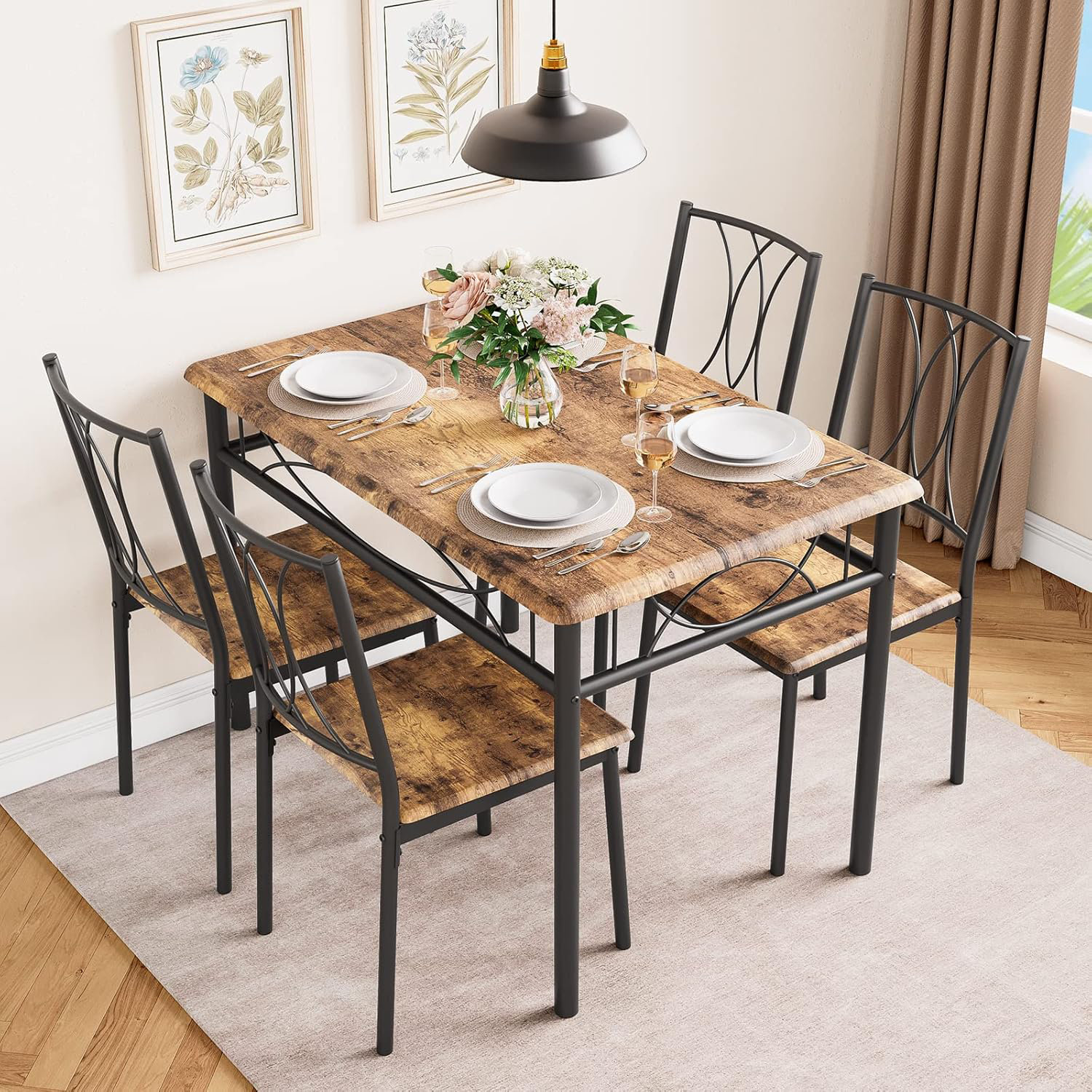 17 Stories Dining Tabel Set, Kitchen Table Set For Small Spaces, Dining ...
