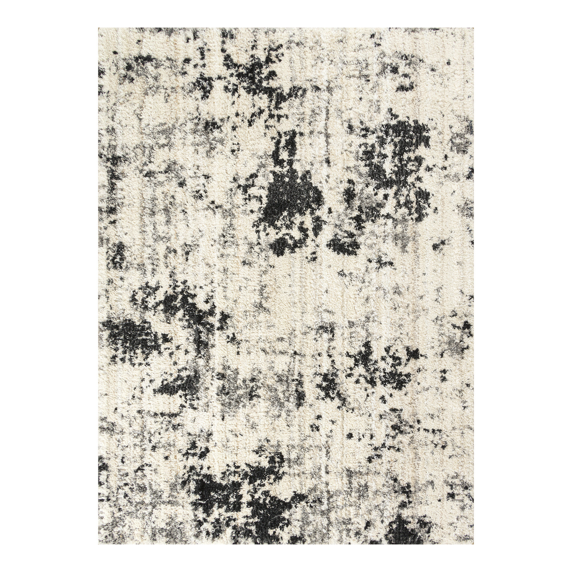 Ottomanson Loft Collection Shag Soft Rug Abstract Design Indoor Area ...