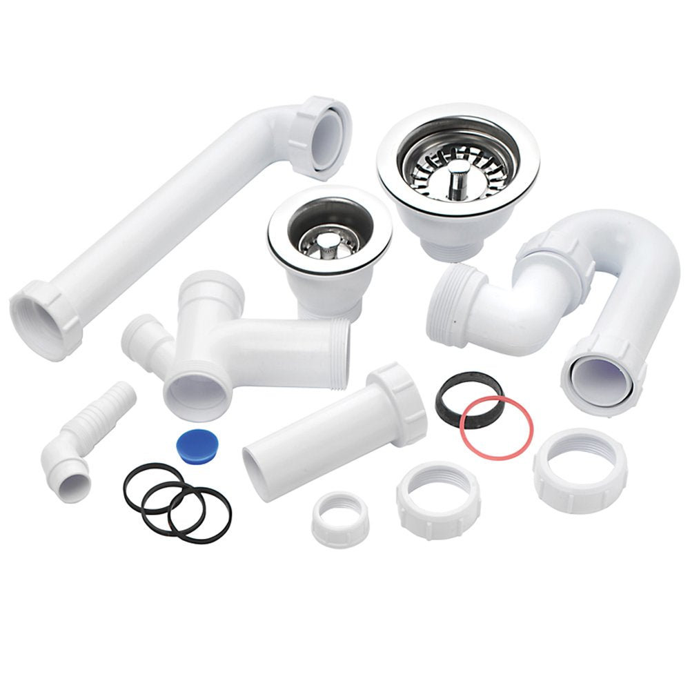 Belfry Bathroom RAK Rangemaster 1.5 Bowl Waste & Plumbing Kit No ...