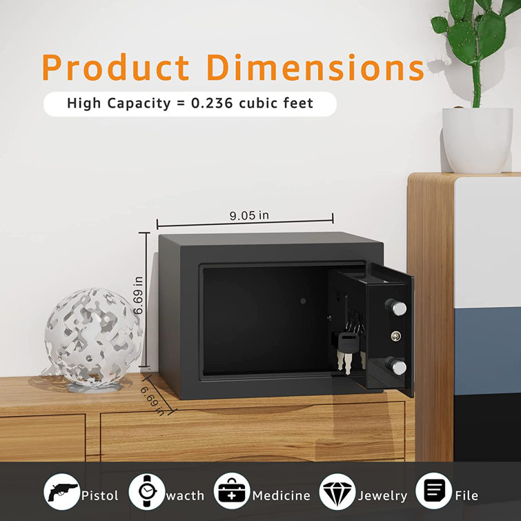 Belleze Safe Box Lock - Wayfair Canada