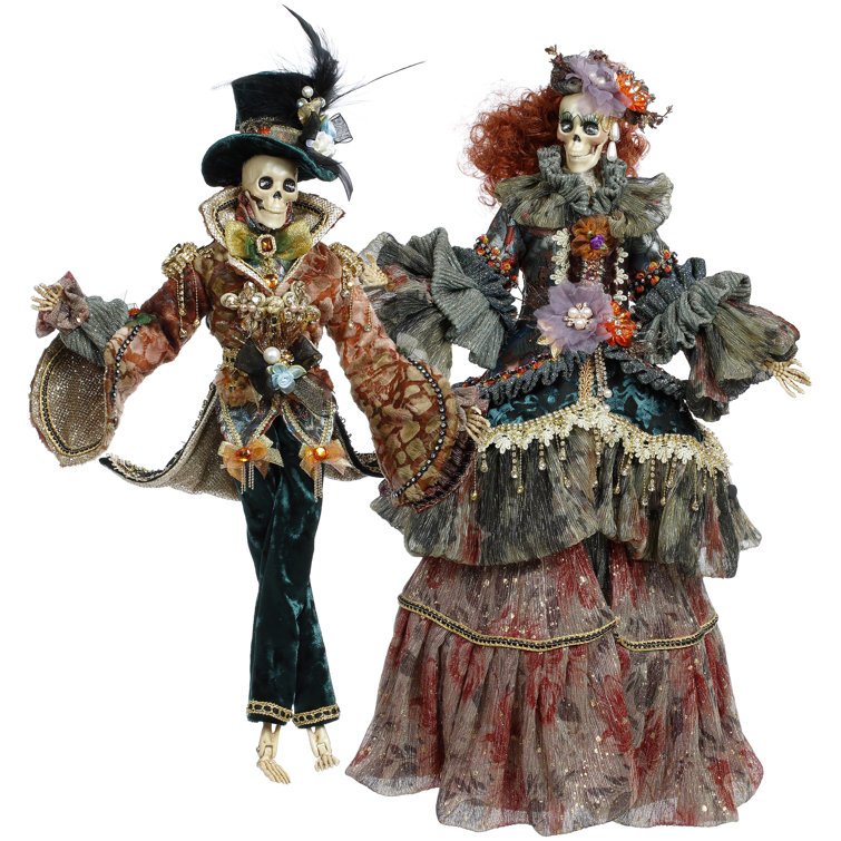 Mark Roberts Mr. And Mrs. Soho Skeleton, Small - Set Of 2 | Wayfair