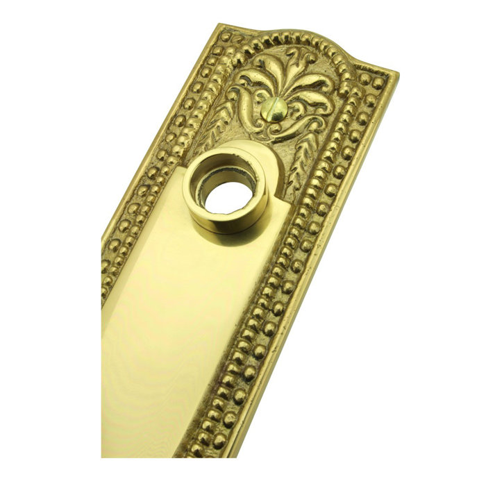The Renovators Supply Inc. Solid Beaded Door Back Plate | Wayfair