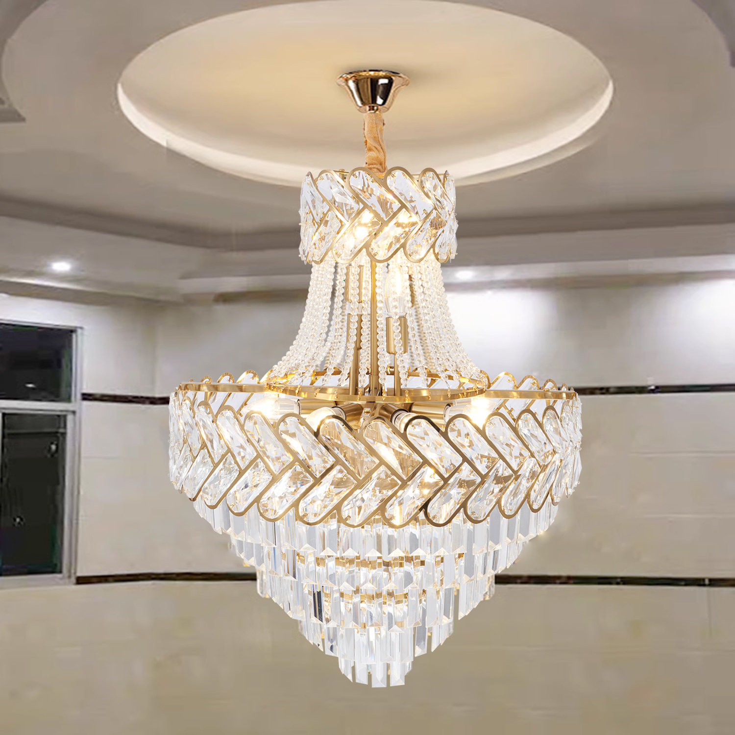 Mercer41 Haggard 15 - Light Chandelier Classic LED Chandelier with ...