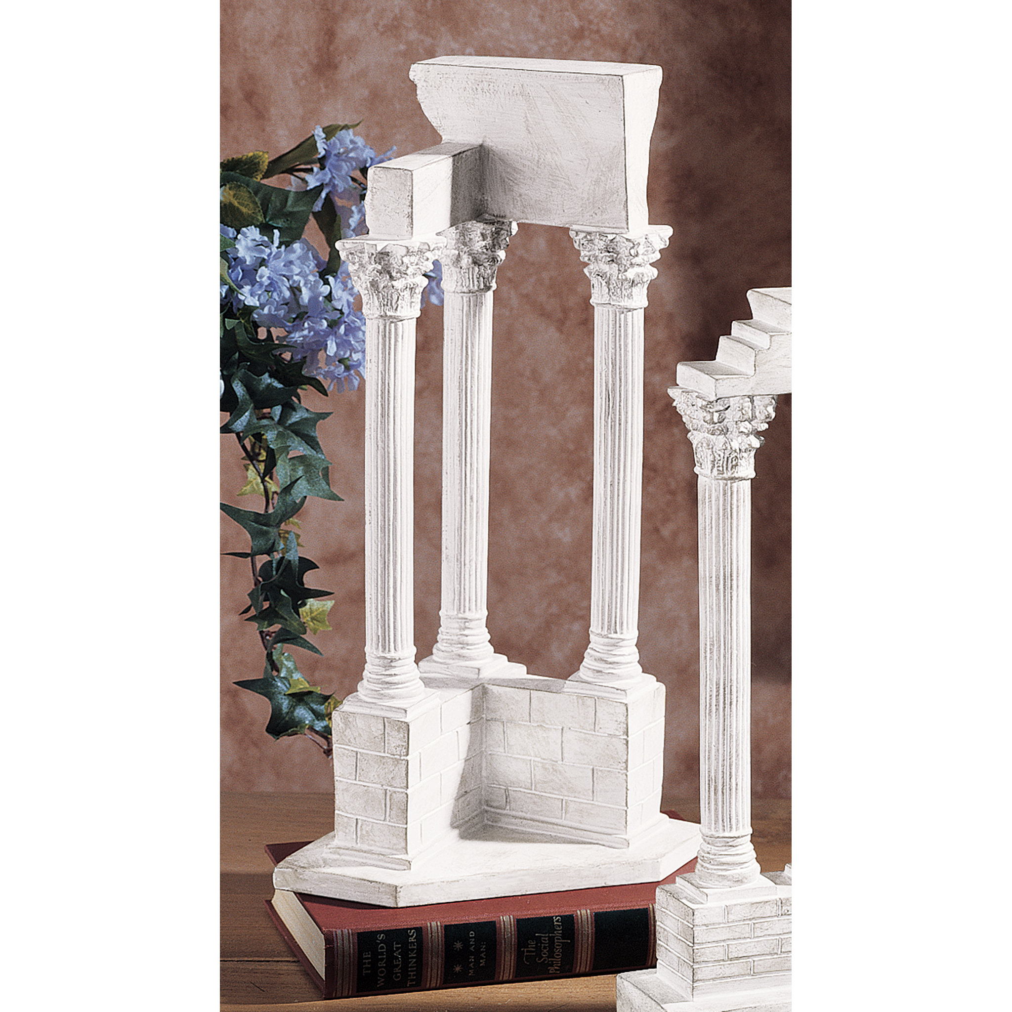 Design Toscano Roman Forum Temple of Vespasian Corner Column Sculpture ...