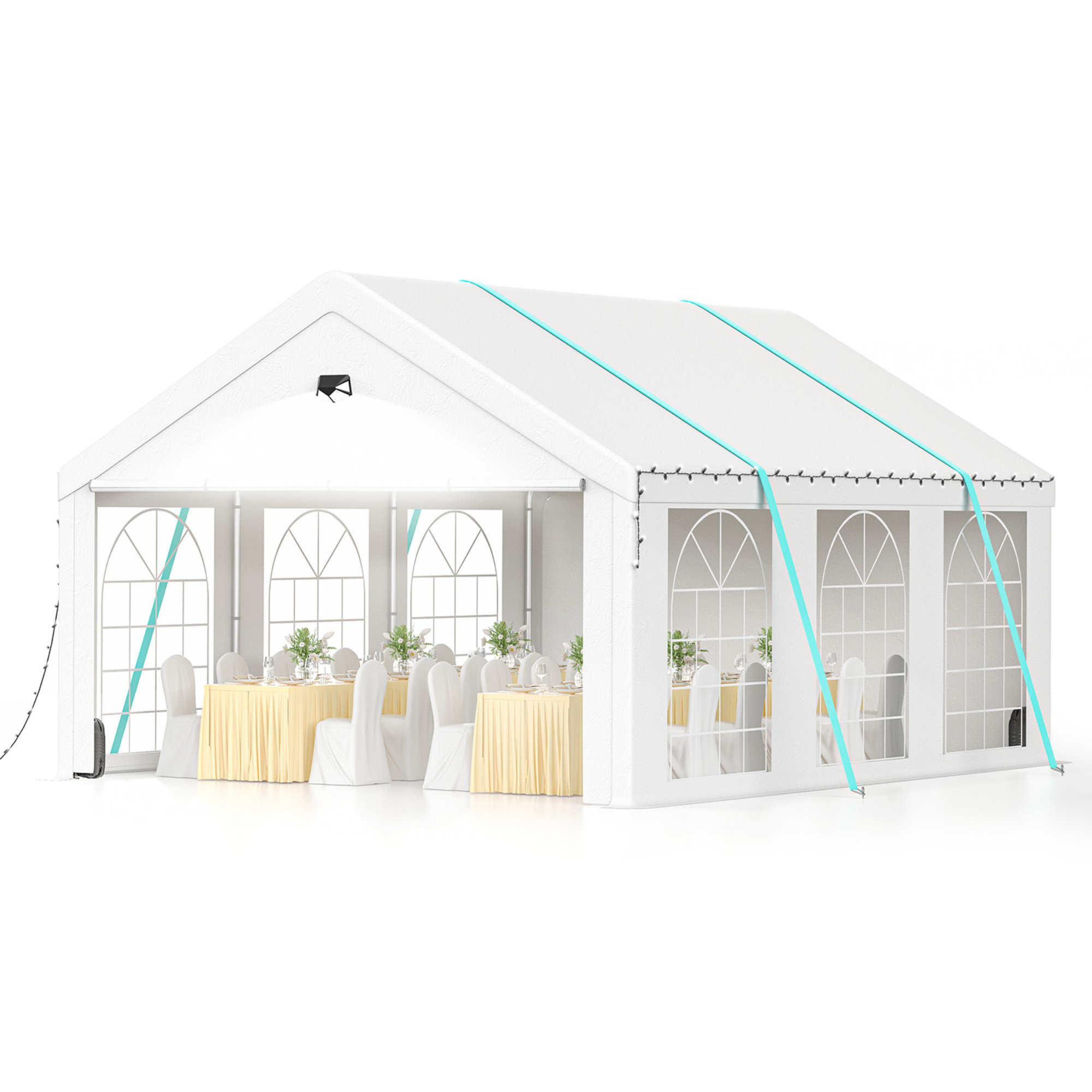MUSSALLEM AREA RUG SPECIALIST, LLC Robust 10x20' Party Tent: Ideal for ...