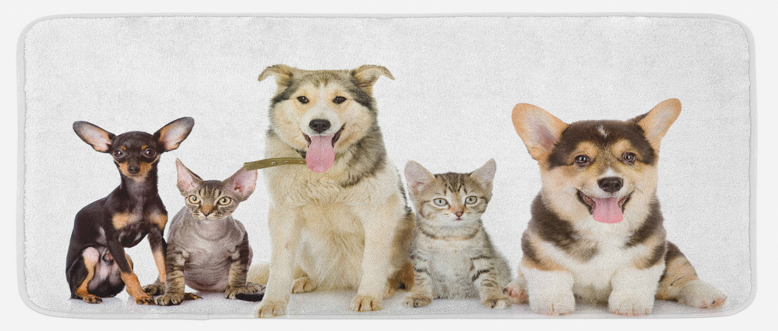 East Urban Home Corgi Kitchen Mat | Wayfair