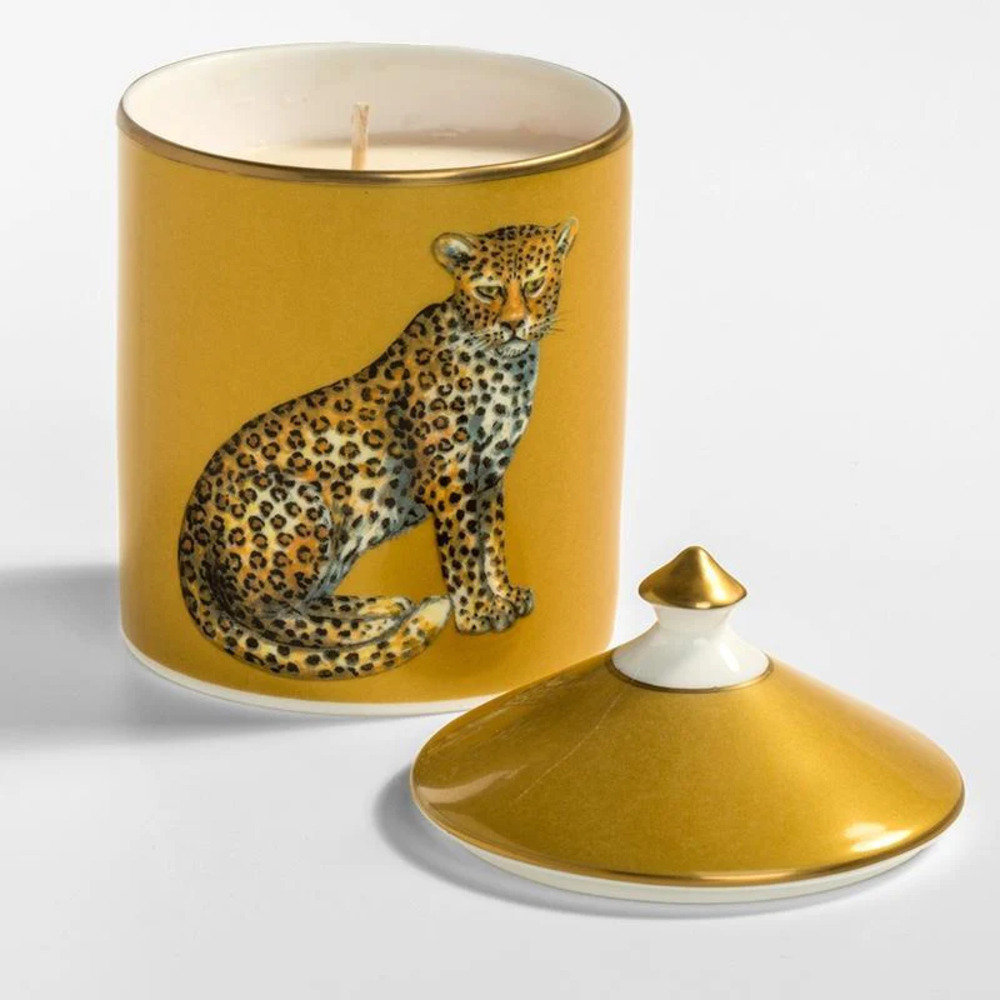 HALCYON DAYS Leopard Scented Lidded Candle | Wayfair