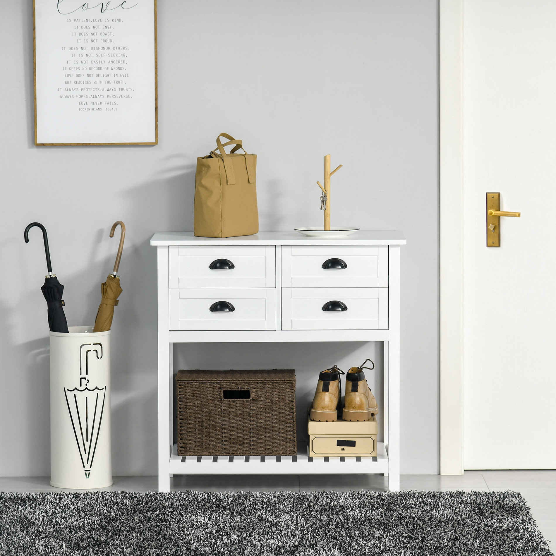 Winston Porter Coffee Bar Cabinet, Sideboard Buffet Cabinet, Kitchen ...