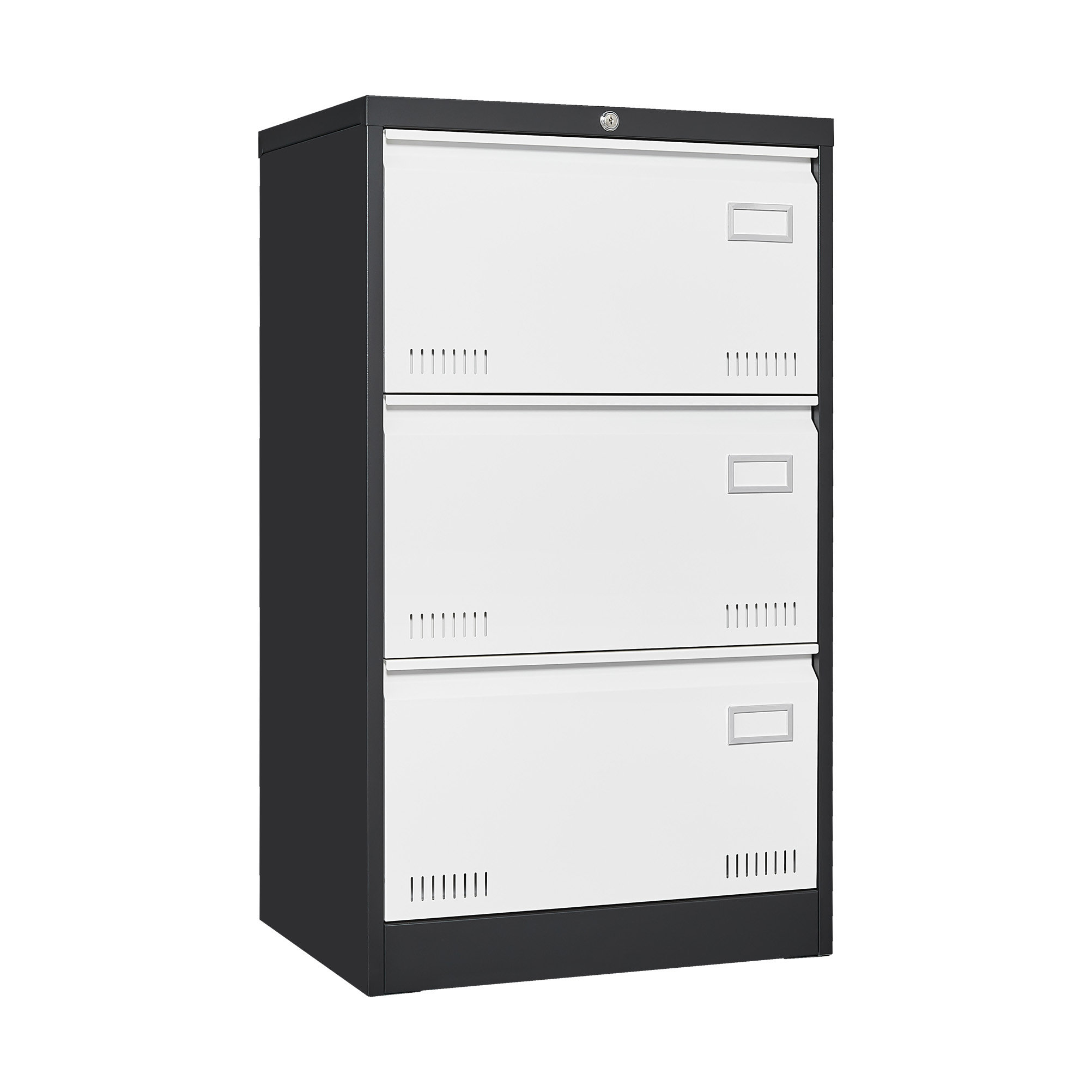 Latitude Run® 3 Drawer Metal Lateral File Cabinet With Lock,Office ...