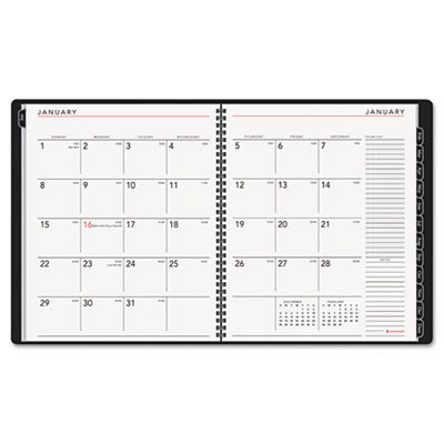 At-A-Glance Contemporary Monthly Planner Wall Mounted Bulletin Board ...