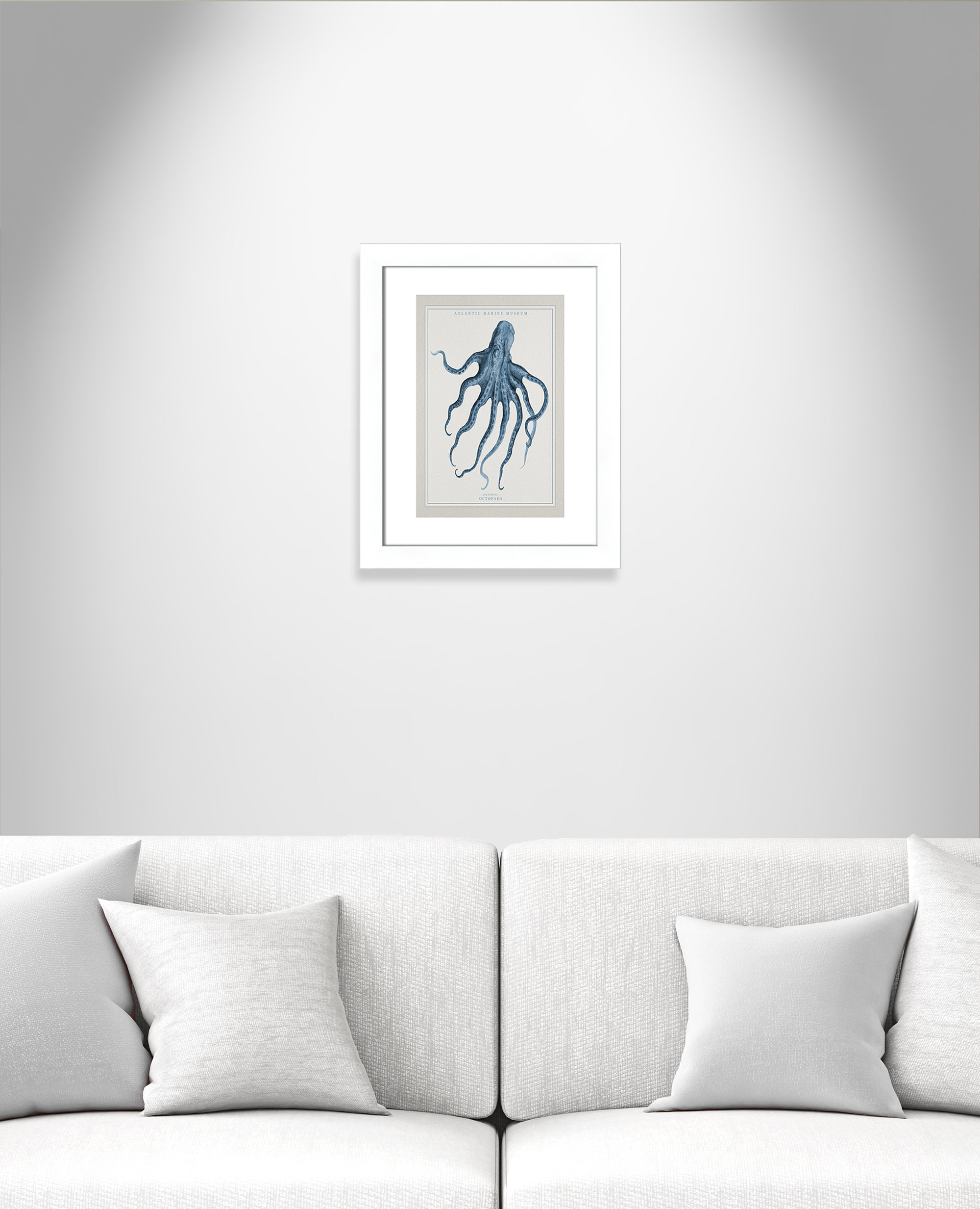 Casa Fine Arts " Atlantic Marine Museum Octopus I" Framed Print ...