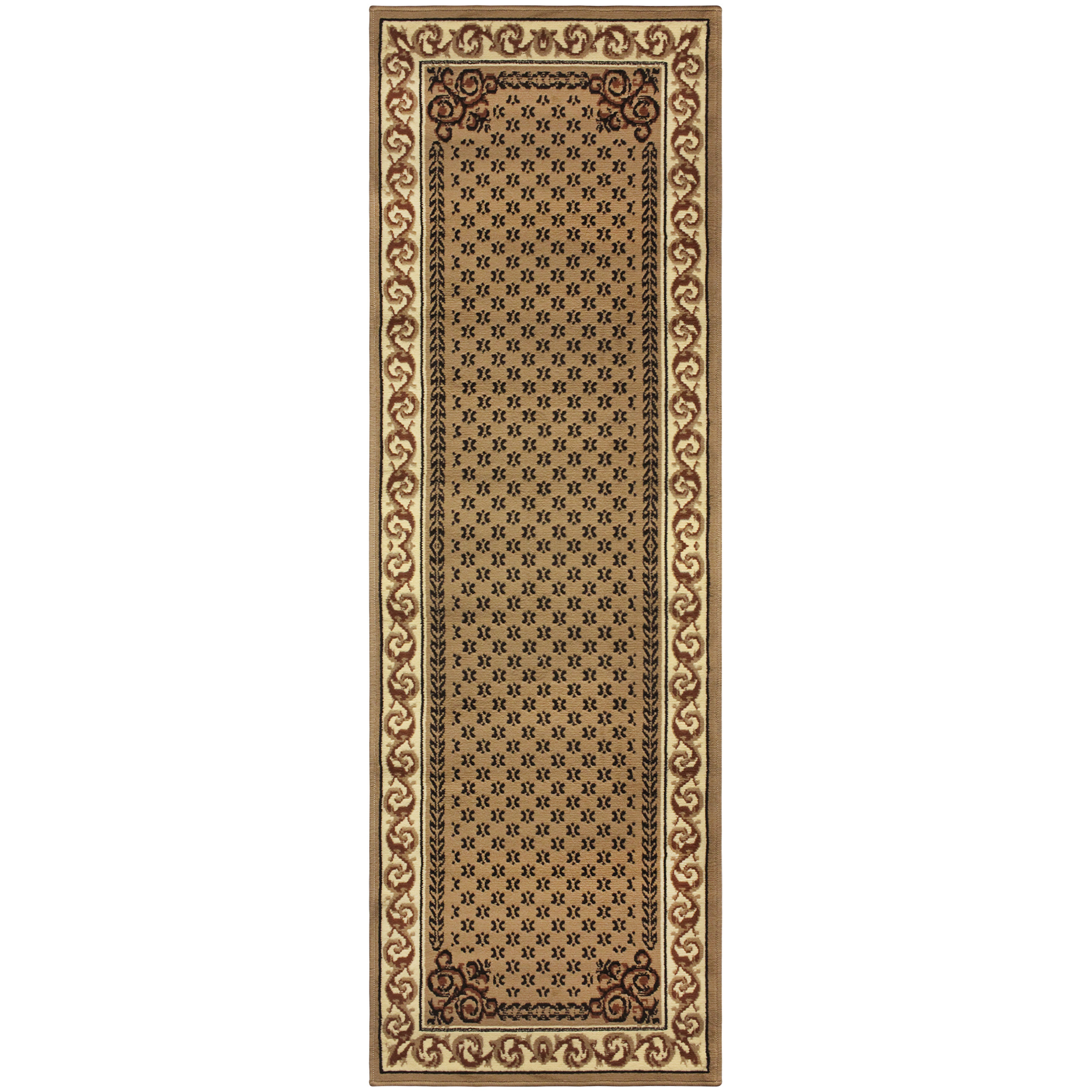 Charlton Home® Greig Traditional Floral Scroll Vines Border Indoor Area ...