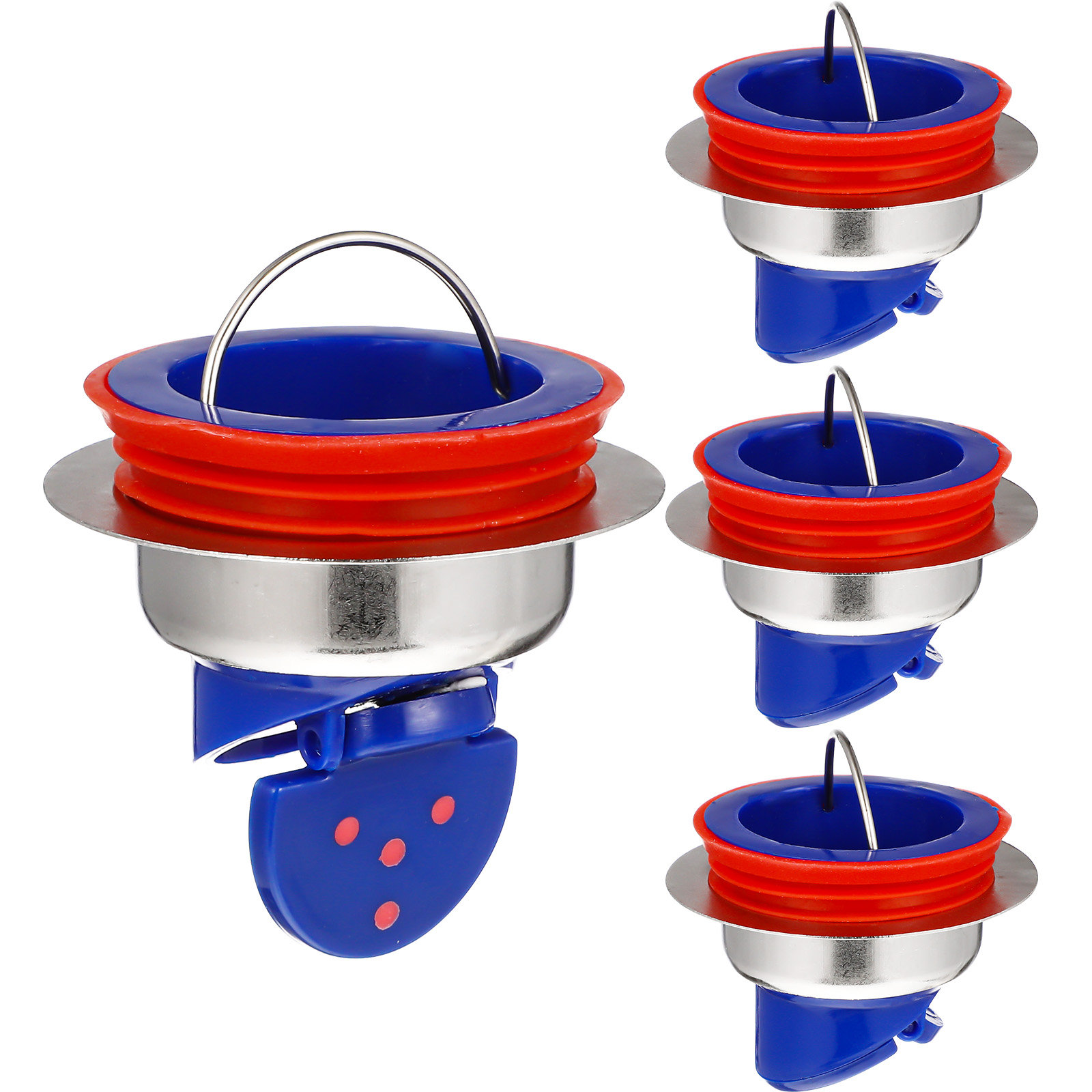 Symple Stuff 4Pcs Floor Drain One Way Drain Sewer Backflow Preventer ...