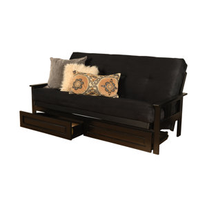 The Twillery Co.® Stratford Full-Size Futon Frame Includes Storage ...