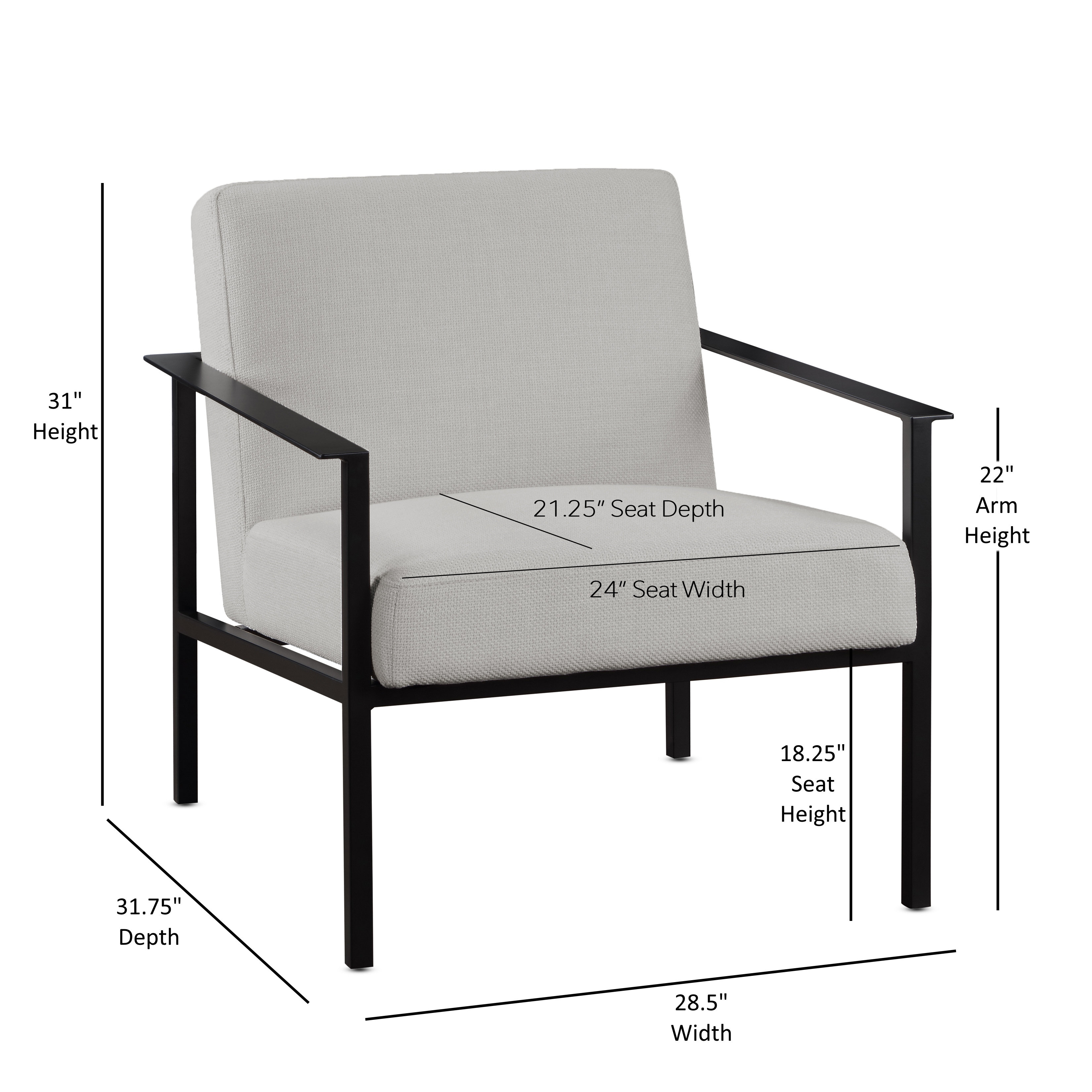 Wade Logan® Arst 28.5" W Polyester Armchair & Reviews | Wayfair
