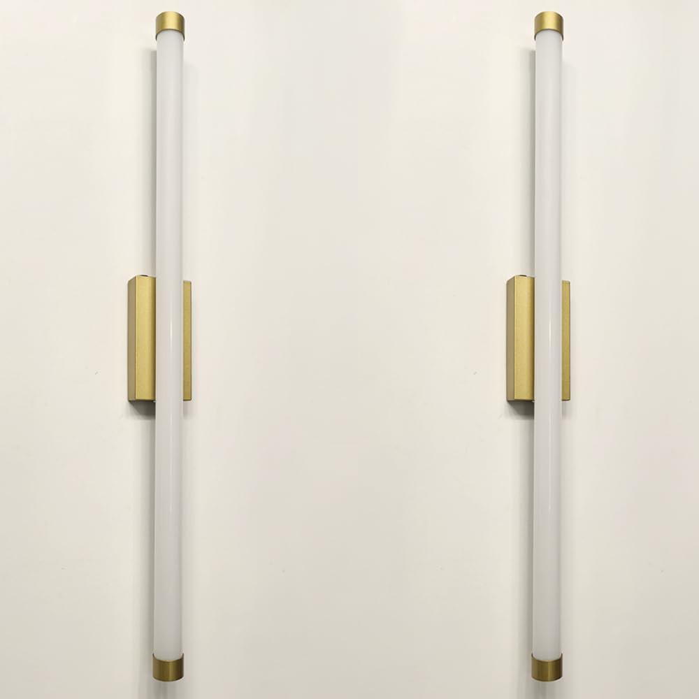 Everly Quinn Remote Dimmable White Tube Wall Sconces, Rechargeable ...