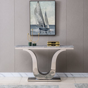 Chrome Console Tables You'll Love | Wayfair