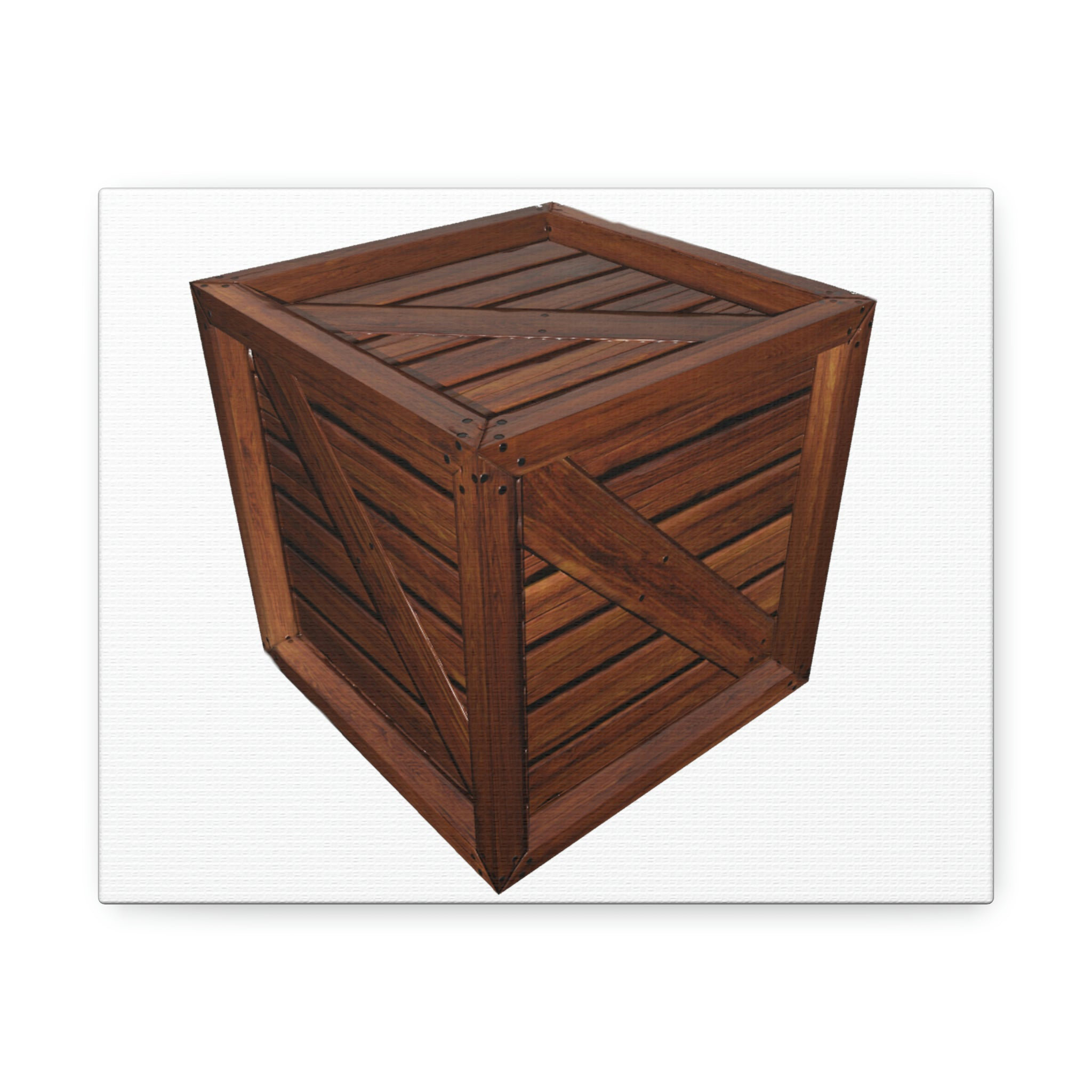 Loon Peak® Crate Stretched - Unframed Illustration on Canvas | Wayfair