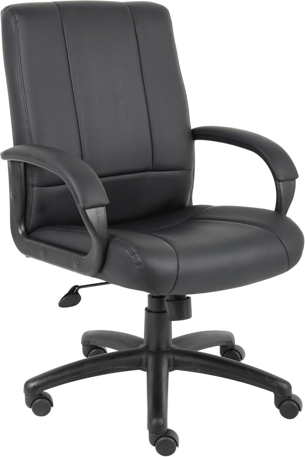 Inbox Zero Executive Mid Back Chair In Black | Wayfair