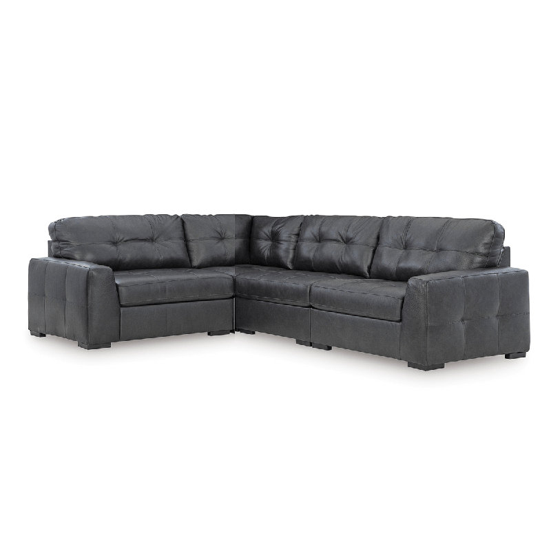 Hokku Designs Brindley Pier Fog 4-Piece Sectional | Wayfair