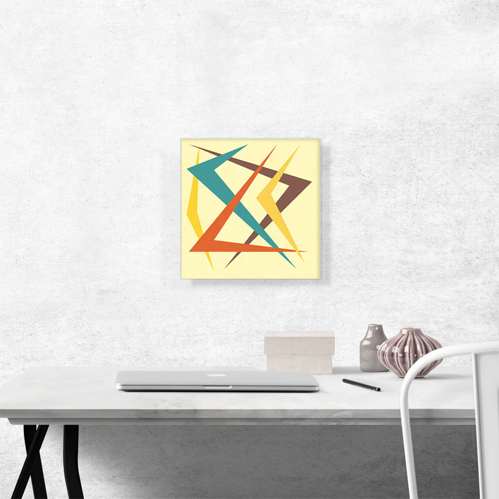 ARTCANVAS Mid-Century Modern Boomerang Phases Canvas Art Print ...