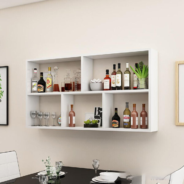 Umber Rea Ensemble de 3 tablettes décoratives en bois massif - Wayfair ...