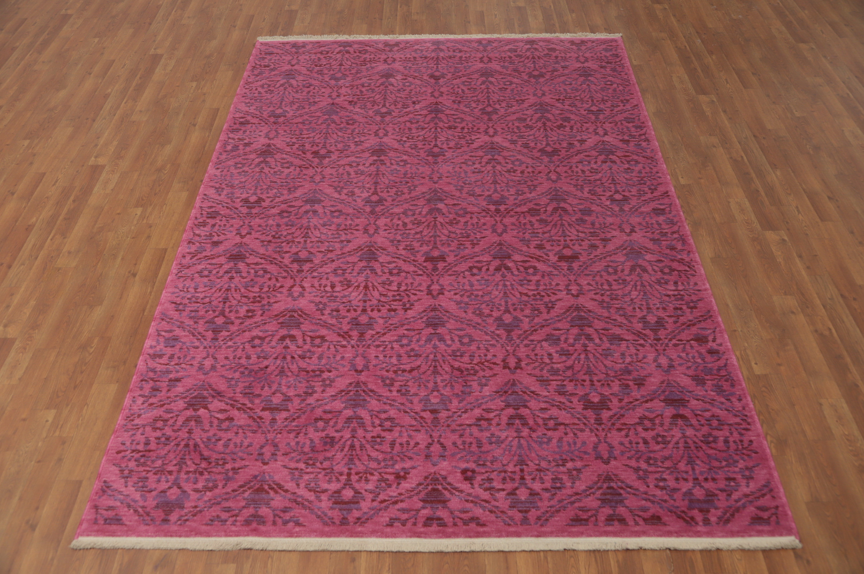 Canora Grey All-Over Pink Gabbeh Style Room Size Area Rug 6x9 | Wayfair