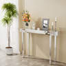 Mercer41 Urav Mirrored Glass Console Table | Wayfair