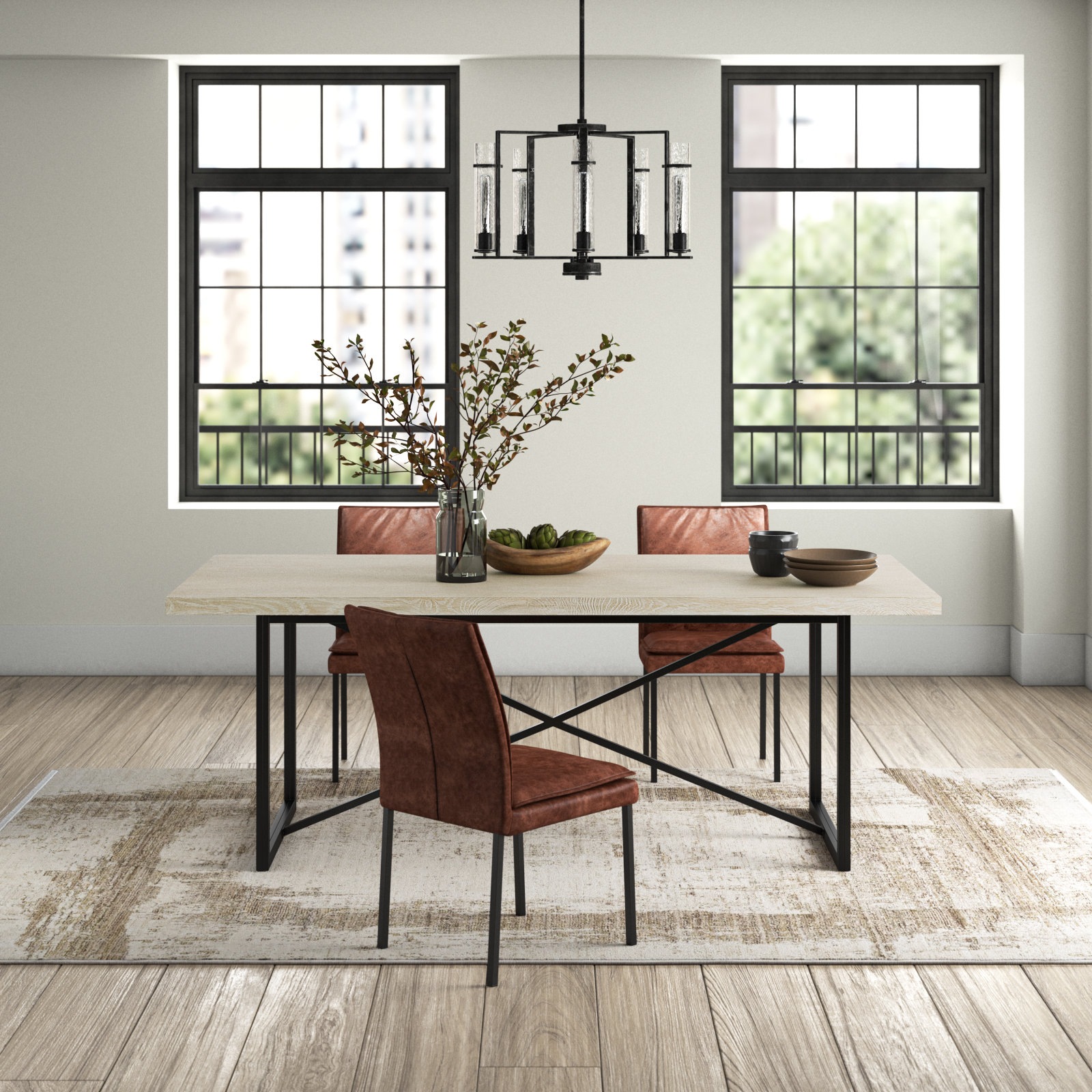 Trent Austin Design Raulston 82.5" Solid Oak Dining Table - Wayfair Canada