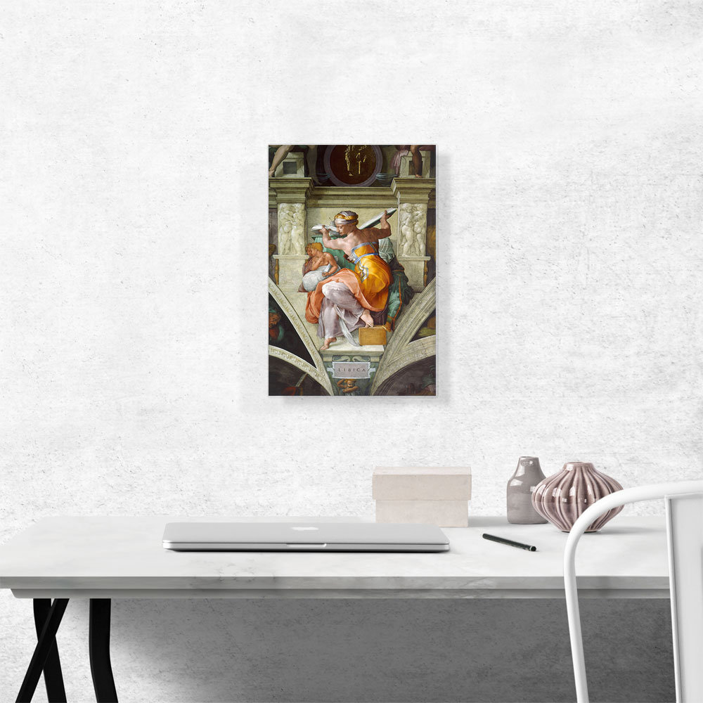ARTCANVAS The Libyan Sibyl Sistine Chapel Ceiling 1511 by Michelangelo ...
