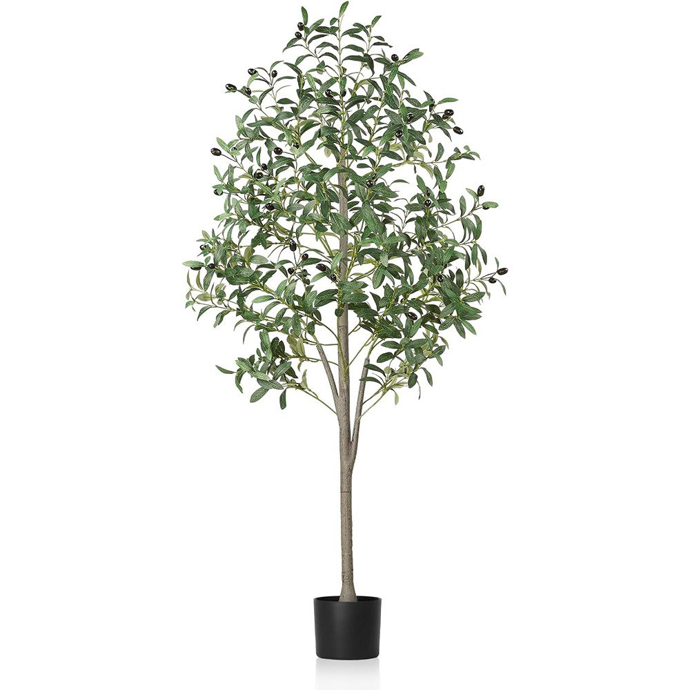 Latitude Run® Artificial Olive Tree Indoor Faux Plants For Home Office ...