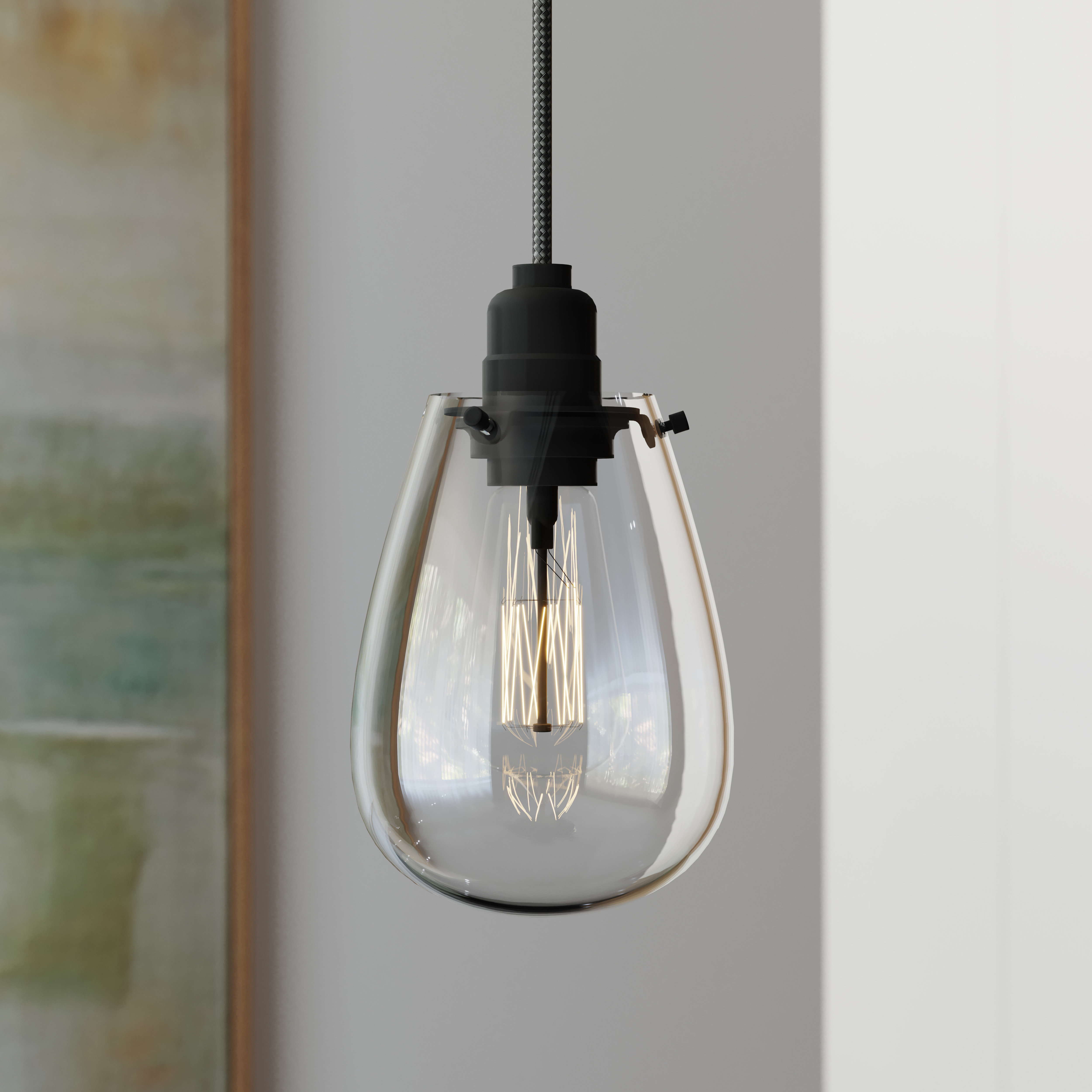SONNEMAN Chelsea 1 - Light Single Bulb Pendant & Reviews | Wayfair